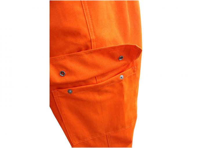 Patch Pocket Relaxation Orange Work Pants 3M 9910 Reflective Strips