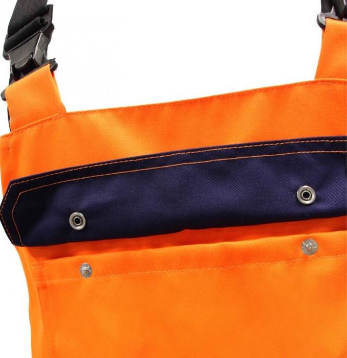 Man 250GSM CVC Reflective Working Bib Overalls With Adjustable Braces ...